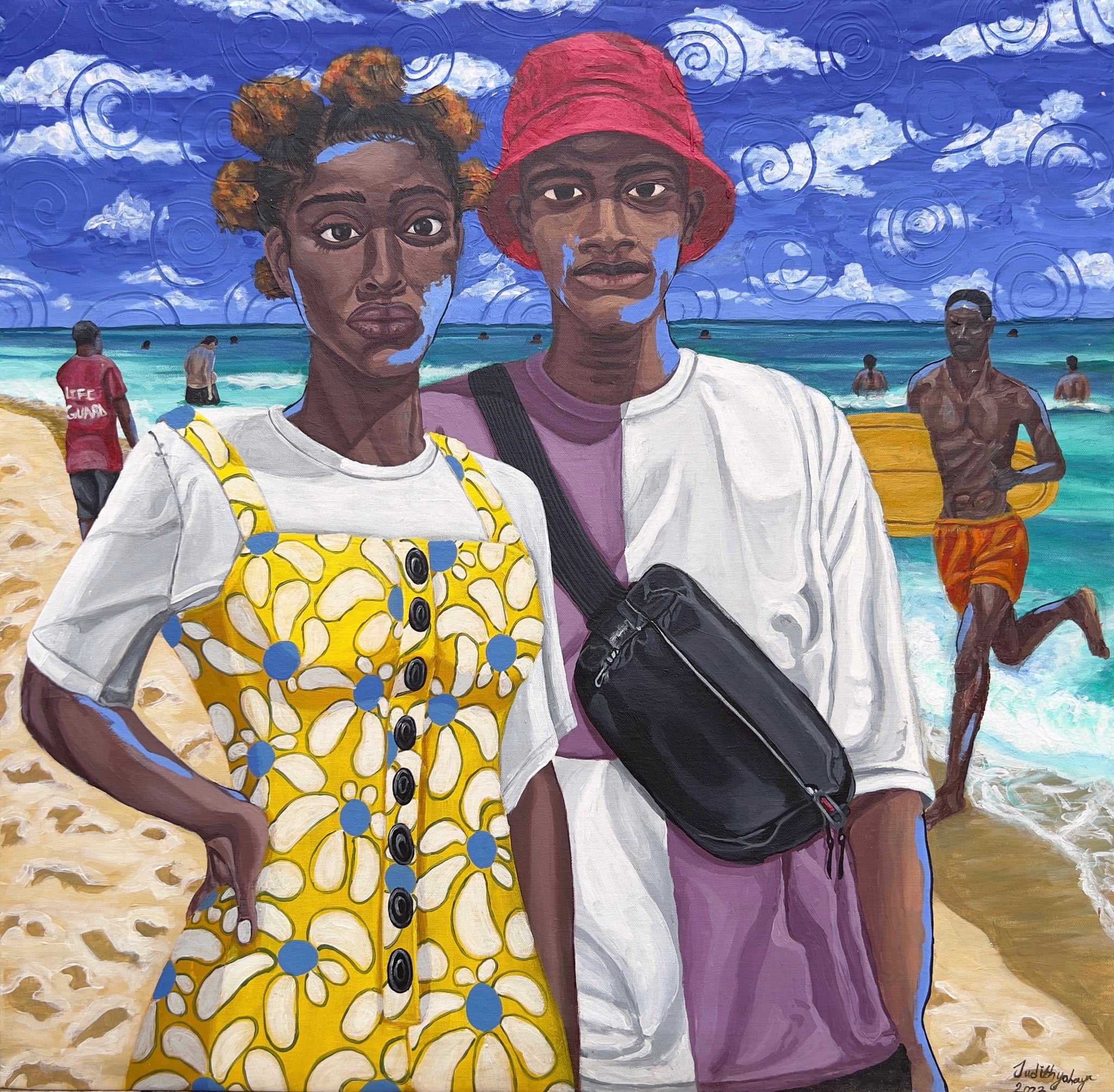 Judith Yahaya | Contemporary African Artist | unx-art | Africa Basel 2025 | Emotional getaways ...